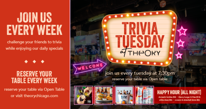 Theory: An Upscale Chicago Sports Lounge and Restaurant